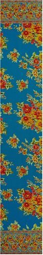 Buy April Cornell Field Flower 13-by-72-Inch Table Runner, Sikkim Teal ...