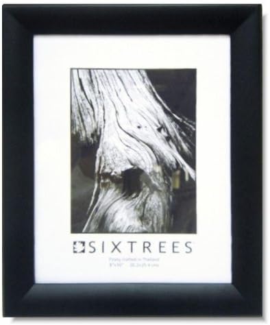 Amazon.com - Sixtrees Doulton Concave Wood Black 4 by 6-Inch Frame ...