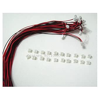 50 Sets Mini Micro JST 2.0 PH 2-Pin Connector Plug with Wires Cables 300MM : Amazon.in: Electronics