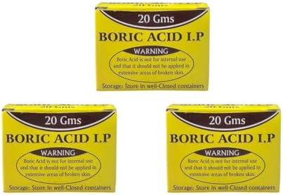 Boric Acid Powder for Cockroaches & Ants - Pack Of 3 | Effective Pest ...