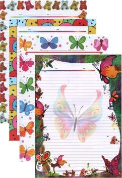 DSR A4 Designer Sheets, 40 Multi Color Cotton Writing Papers, Classic ...