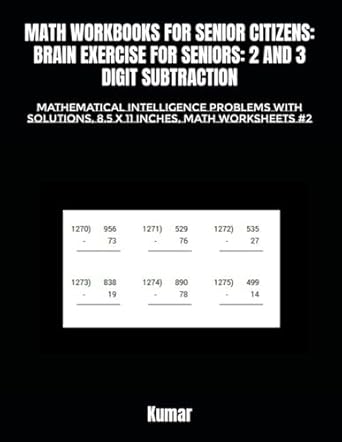 MATH WORKBOOKS FOR SENIOR CITIZENS: BRAIN EXERCISE FOR SENIORS: 2 AND 3 ...