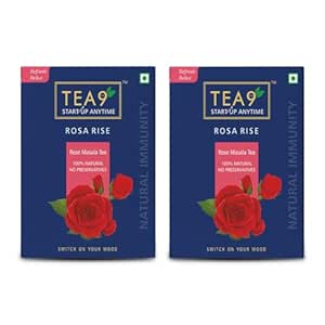 TEA9 Masala - Rosa Rise | Premium Rose Masala Tea - Pack of 2 units ...