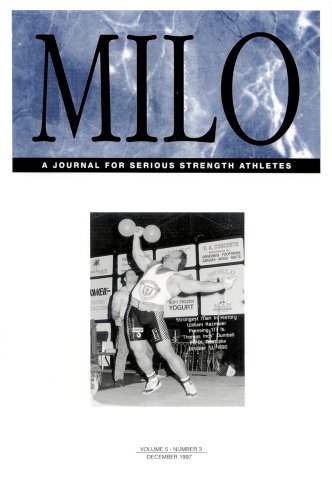 MILO: A Journal for Serious Strength Athletes, Vol. 5, No. 3 | Amazon ...