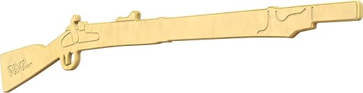 Amazon.com: SturdiGuns Kids Frontier Rifle Wooden Toy Gun with, Made in ...