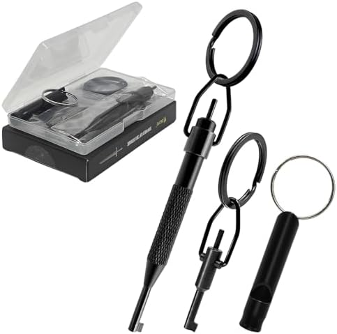 Amazon.com: Professional Grade Dual Handcuff Keys Kit - Tactical Swivel ...