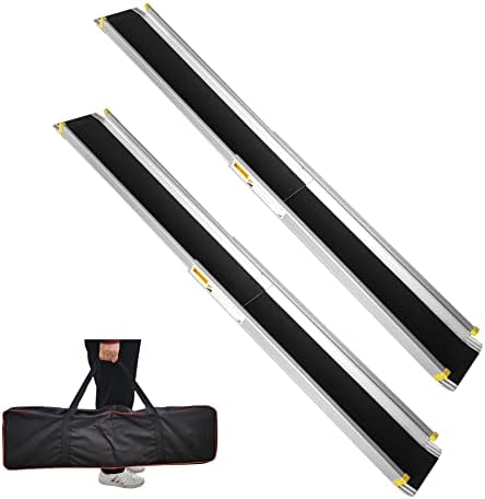 Amazon.com: Carivia 1Pair 5FT Wheelchair Ramp,Telescopic Wheelchair ...