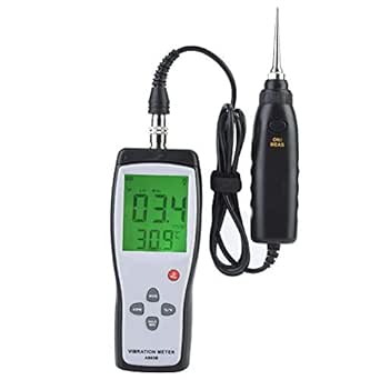 LCD Vibration Tester AS63B Vibration Measurer Vibrometer Gauge Analyzer ...