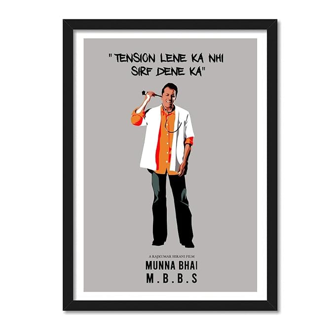 S.K Tension Lene Ka Nahi Dene Ka Munna Bhai M.B.B.S Movie Motivational ...