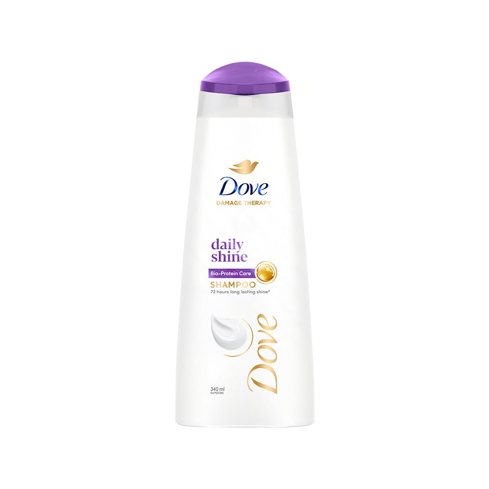 Buy Dove Daily Shine Shampoo For Dull Hair, 340 ml Online at Low Prices ...