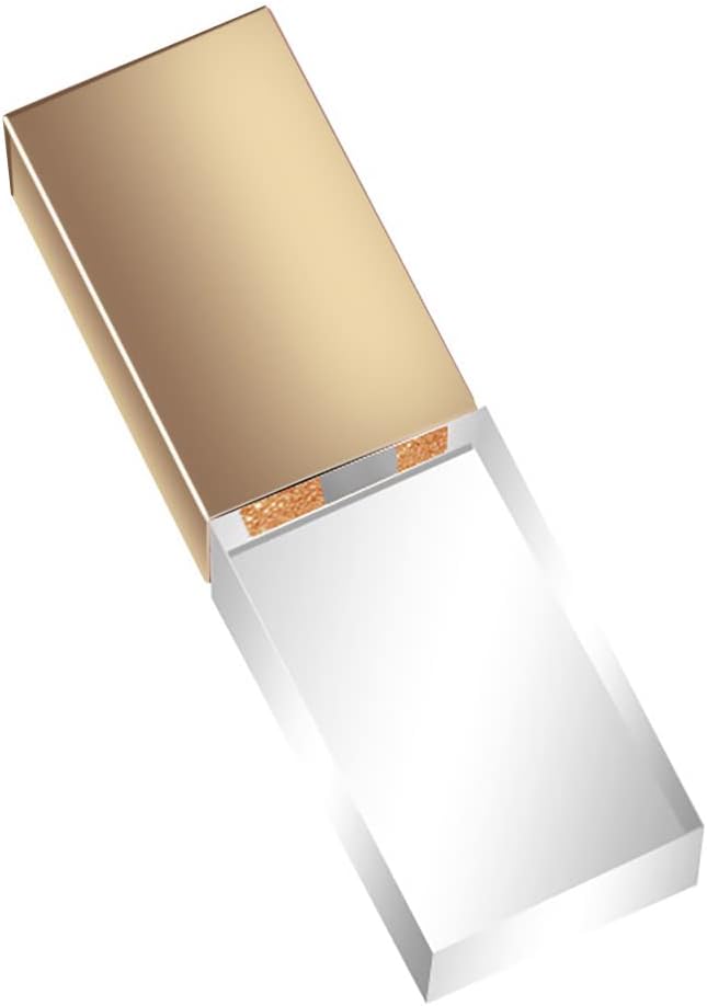 Amazon.com: Laak 16GB New Crystal Transparent Rectangle Genuine USB ...