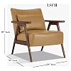 LSFH Unique Design True Innovations Hendricks Leatherette Accent Chair ...