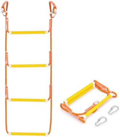 Amazon.com: Boat Rope Ladder, 5 Step - Heavy-Duty Polyester with 400Lbs ...