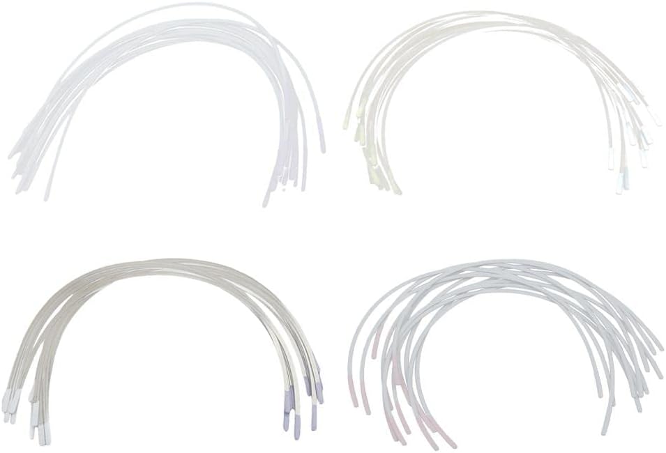 Harilla 24 Pair Stainless Bra Underwire Bra Replacement B, C, D, E Cups ...