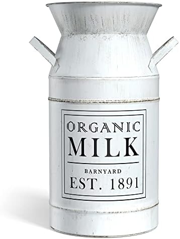 Amazon.com: Barnyard Designs Decorative Milk Can Rustic Primitive ...