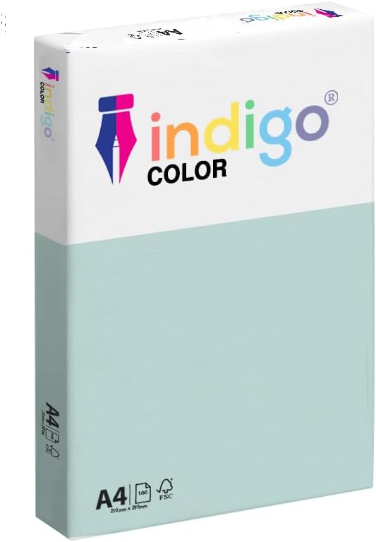 Q-Connect Blue Coloured A4 Copier Paper 80gsm Ream (Pack of 500 ...