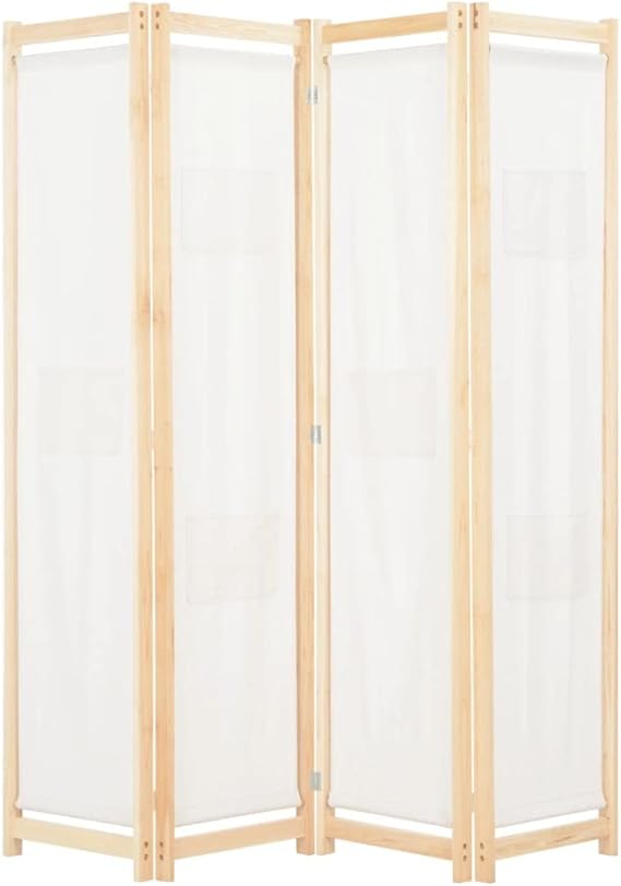 Amazon.com: 4-Panel Room Divider | Decorative Folding Room Screen ...