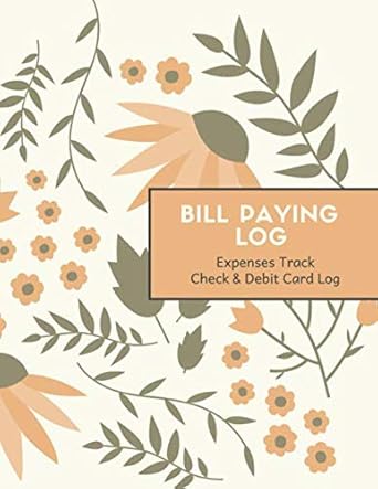 Amazon.com: Bill Paying Organizer: Bill Pay Ledger Organizer, Check And ...