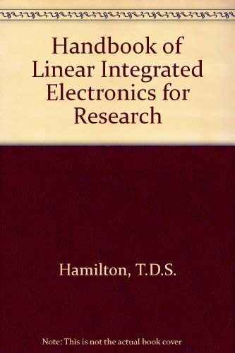 Amazon.in: Buy Handbook of Linear Integrated Electronics for Research ...