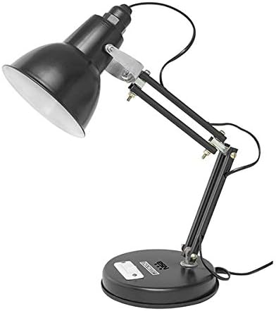 Buy BillieJean Matte Black Reading And Studying Table Lamp, Pack of 1 ...