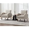 Amazon.com: LIVINOVA Farmhouse Striped Accent Chairs for Living Room ...
