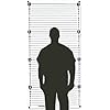 Amazon.com: Security Height Backdrop – Fractional – Reads 3 Foot to 7 ...