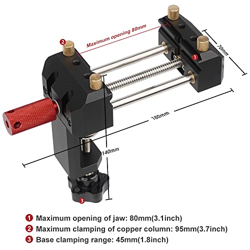 Snapklik.com : DDWT Universal Table Vise Bench Vise Table Vice Clamp ...