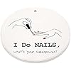 Amazon.com: Nail Technician Christmas Ornament，I Do Nails,Party ...