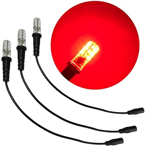 Amazon.com: Prop and Scenery Lights 3 pack fire red special effects led ...