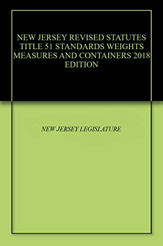Amazon.com: NEW JERSEY REVISED STATUTES TITLE 51 STANDARDS WEIGHTS ...