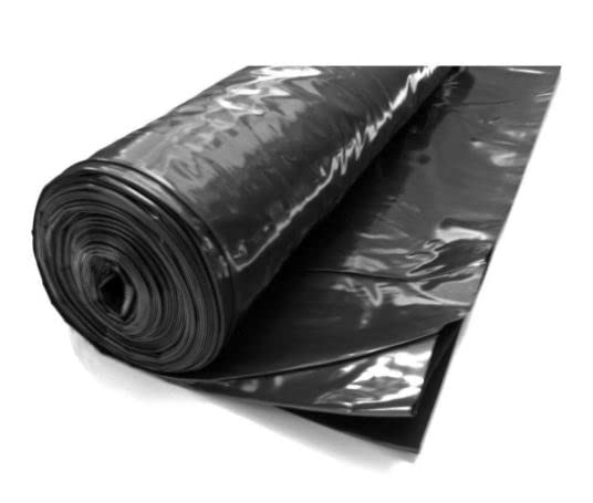 KAM Home Black Strong LDPE Black Polythene Sheet Strong and Durable for ...