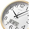 Amazon.com: TIMESS Wall Clock, 13 Inch Non-Ticking Silent Battery ...