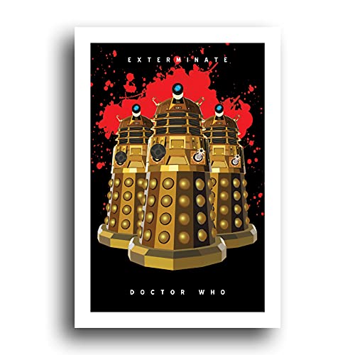 Amazon.com: Doctor Who Dalek Invasion Art Print – 13×19 Handmade ...