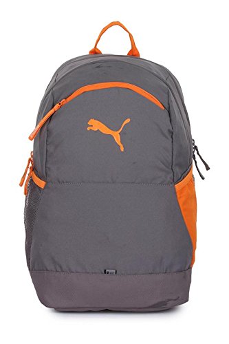 Buy Puma Steel Gray and Vibrant Orange Casual Backpack (7511902) at ...