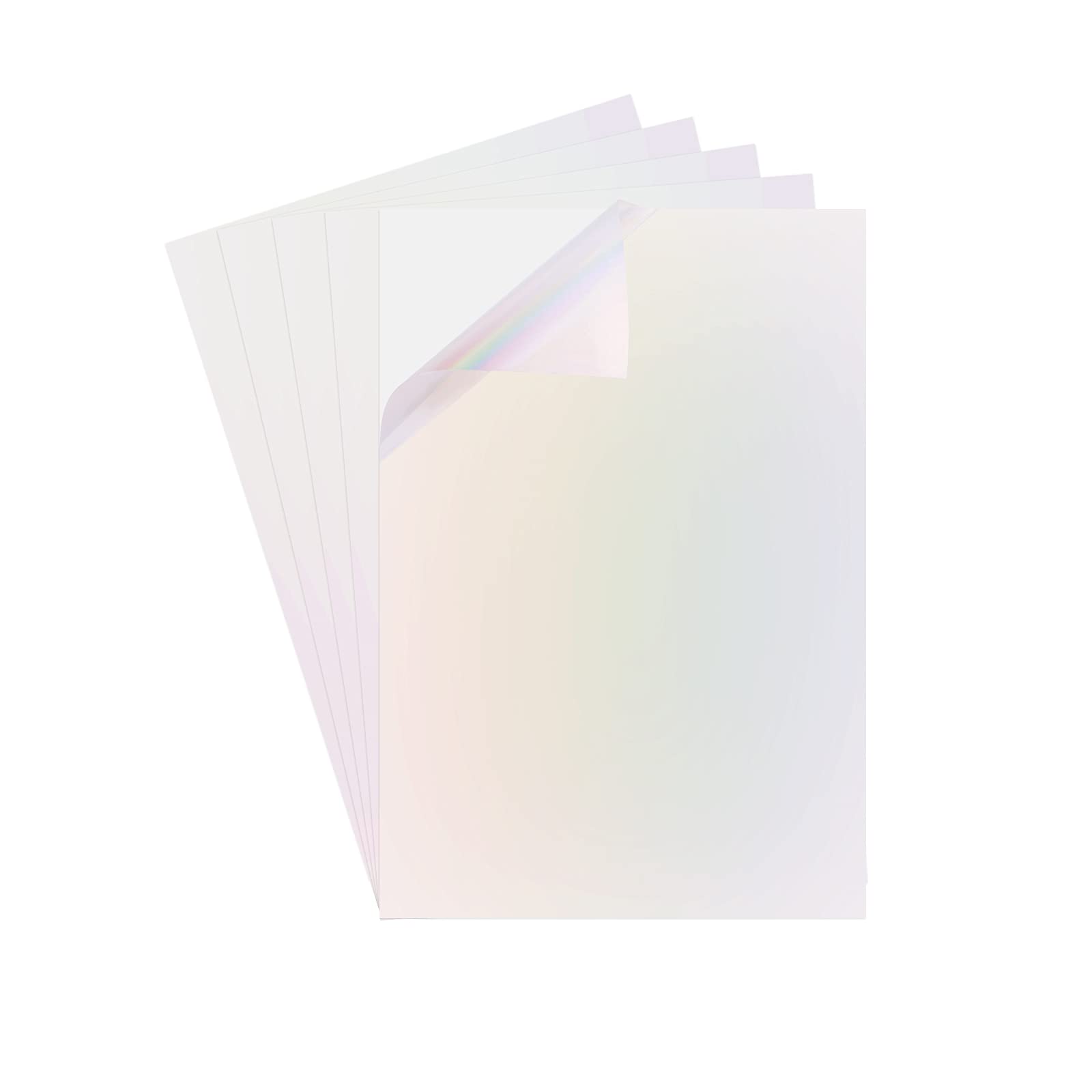 Buy PAZZI PIZIO 15 Sheets Holographic Transparent Vinyl Sticker Paper Printable Rainbow Vinyl buy-pazzi-pizio-15-sheets-holographic-transparent-vinyl-sticker-paper-printable-rainbow-vinyl