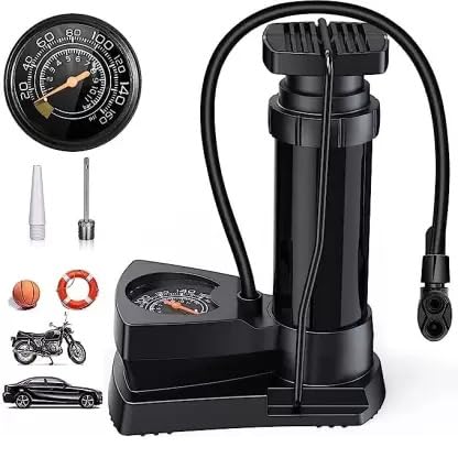 BIGXEN Portable High Pressure Foot Air Pump Heavy Compressor Double ...