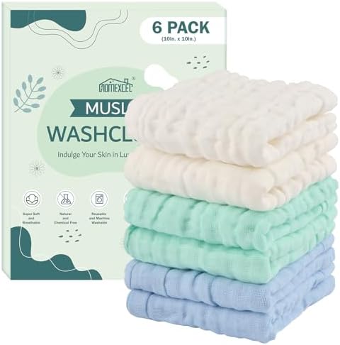 Amazon.com: 12 Pieces Face Wash Cloth Makeup Remover Cloths Coral ...