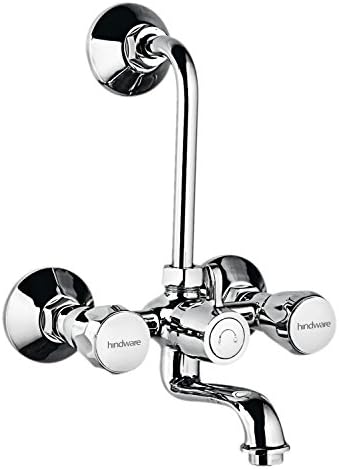 CERA Steel Garnet Quarter Turn Fittings Wall Mixer (Chrome Finish ...