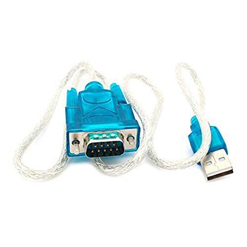Cable Com USB Blue Port Rs232 Adapter Ch340 Windows Serial Xp Converter ...