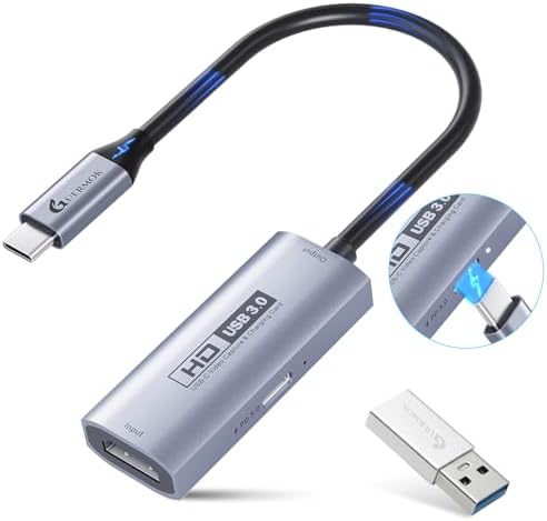 Amazon.com: XIIXMASK USB 3.0 Video Capture Card with 100W PD - HDMI to ...