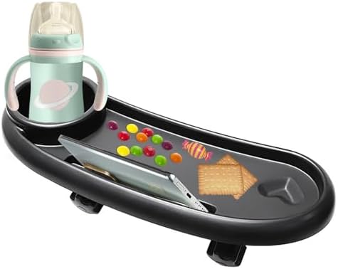 Amazon.com: Universal Stroller Tray with Insulated Sippy Cup Holder ...