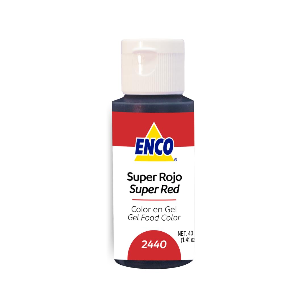ENCO Colorante en Gel 40g (Super Rojo) : Amazon.com.mx: Alimentos y Bebidas