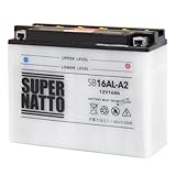 ・ブランド:スーパーナット(SUPER NATTO)・製造元:SUPER NATTO （スーパーナット）・モデル:s-sn-op-sb16ala2・製造元/メーカー部品番号:SB16AL-A2・開放型バッテリー　SB16AL-A2 長さ20...