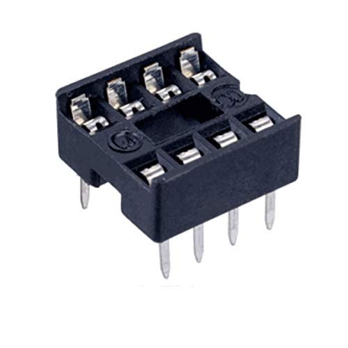 10 x 8 Pin DIL Socket DIP IC solder holder socket adapter for ...
