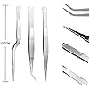 Amazon.com: 5pc Cooking Tweezers Precision Kitchen Plating Tweezer ...