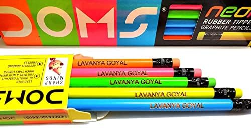 Gifts Bucket Customised Personalized Pencils Set with Name Engraved on ...