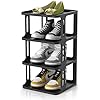 Amazon.com: Small Shoe Rack for Closet - Free Standing Narrow Shoe Rack ...