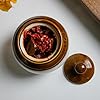 Amazon.com: Desi Favors Old Fashioned Round Pickle Jar | Ceramic Round ...