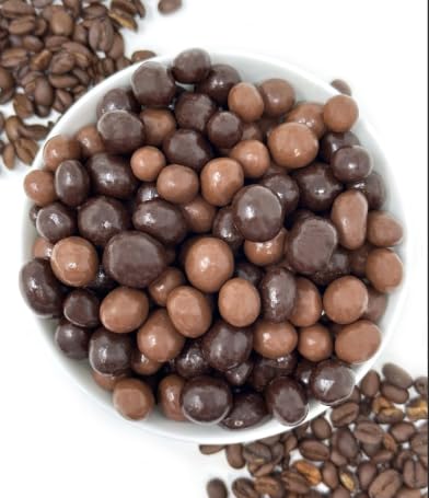 Amazon.com : Mother Bears Candy Chocolate Covered Coffee Beans, Milk ...