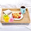 Amazon.com - TOPZEA Bamboo Lap Tray with Detachable Cushion, 16.5"x 12. ...